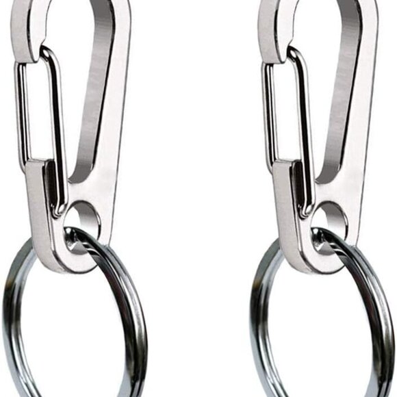 Other | 2 Pack Dog Tag Clips Stainless Steel Heavy Duty Quick Clips Pet ...